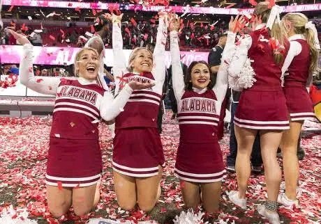 ESPN has named the Alabama Crimson Tide cheerleading team the greatest ...