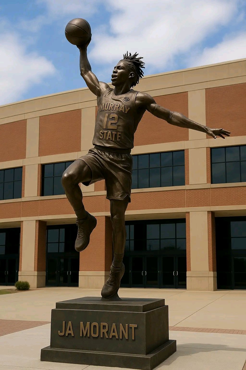 Murray State University will unveil a statue in honor of Ja Morant, a ...