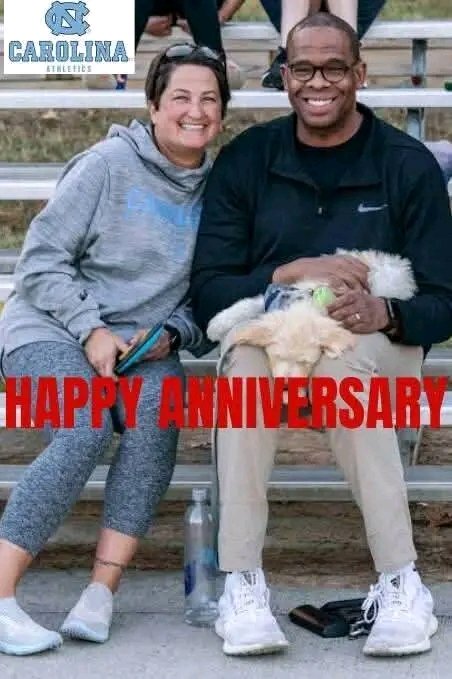 HAPPY ANNIVERSARY— Hubert Davis and wife Leslie celebrate their 26th ...