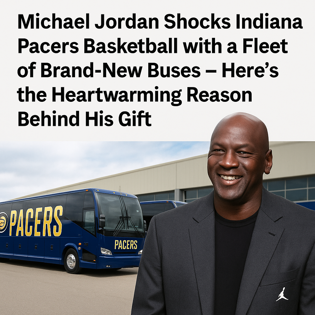 Michael Jordan Shocks Indiana Pacers Basketball with a Fleet of Brand ...