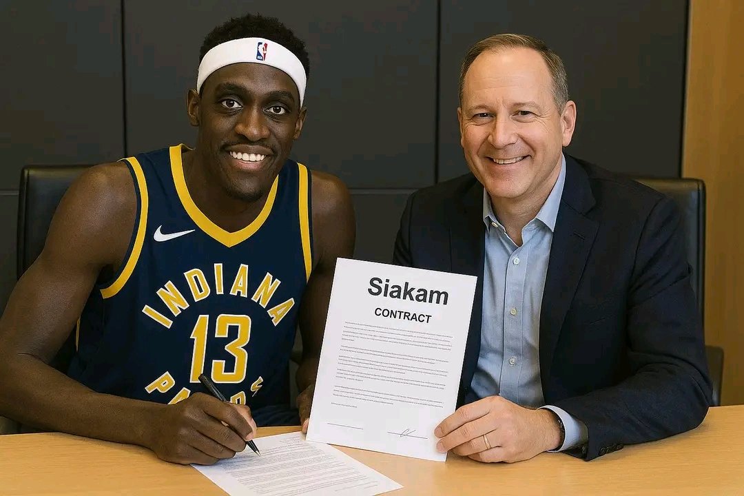 JUST NOW: The Indiana Pacers have officially re-signed Pascal Siakam to a four-year contract ...