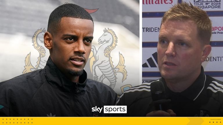 Alexander Isak Transfer News: Eddie Howe 'hopeful' striker will stay at ...