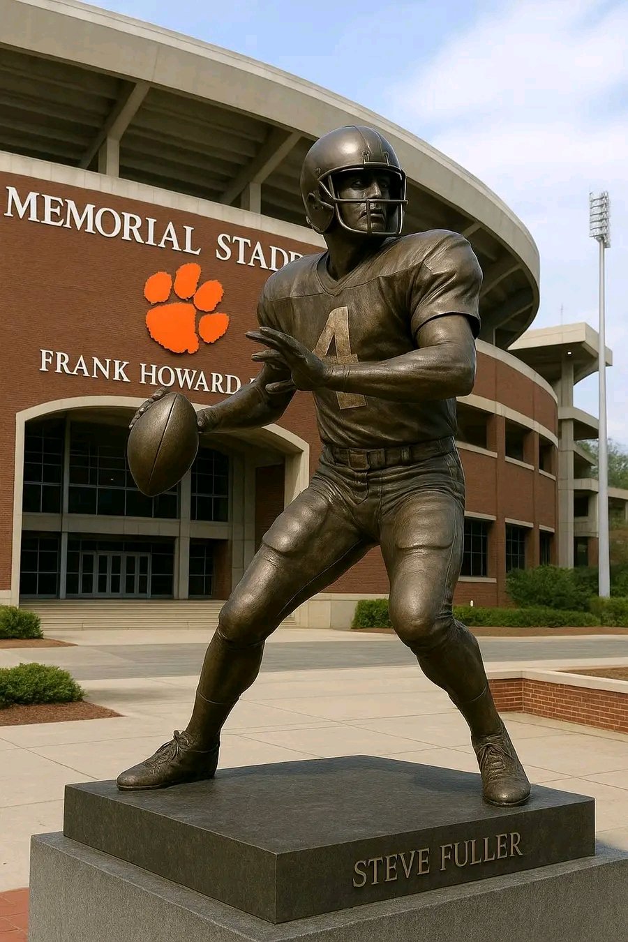 Clemson Tigers Football Announce a Bronze Statue of Legendary Steve ...