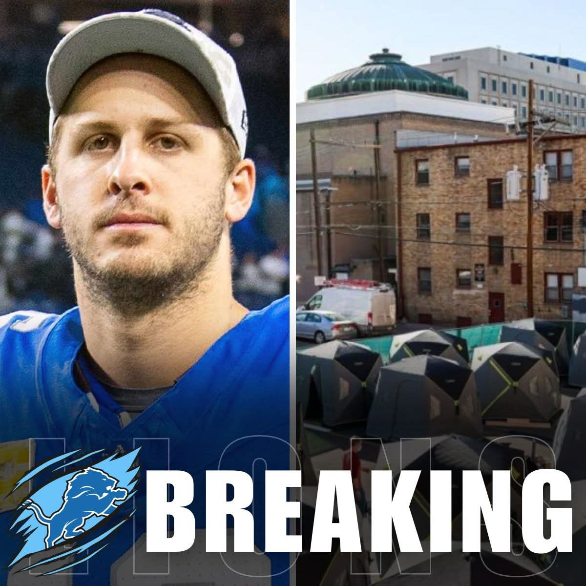 LIONS BREAKING NEWS: Detroit Lions quarterback Jared Goff has pledged ...
