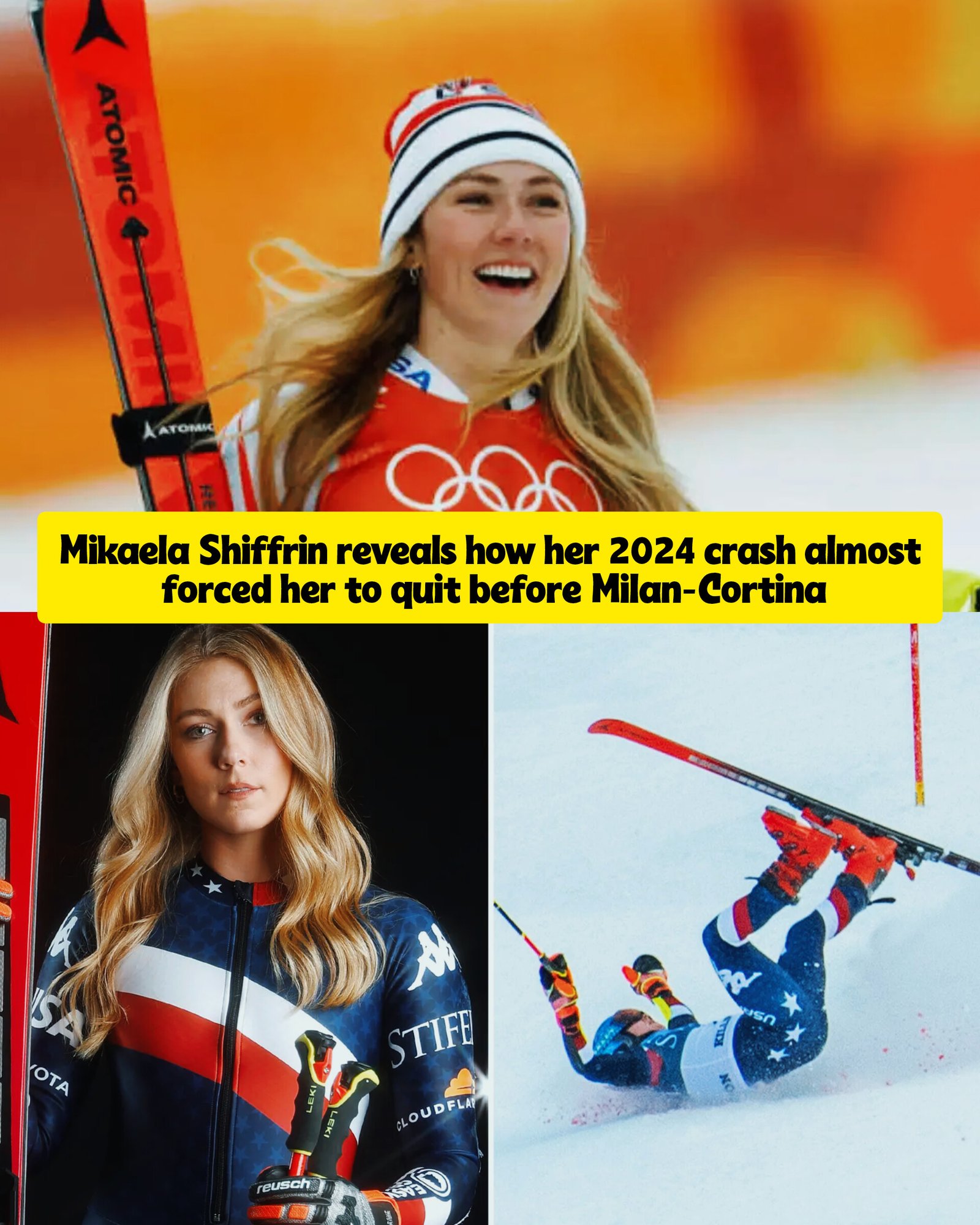 Mikaela Shiffrin opens up on terrifying 2024 crash injuries that nearly ...