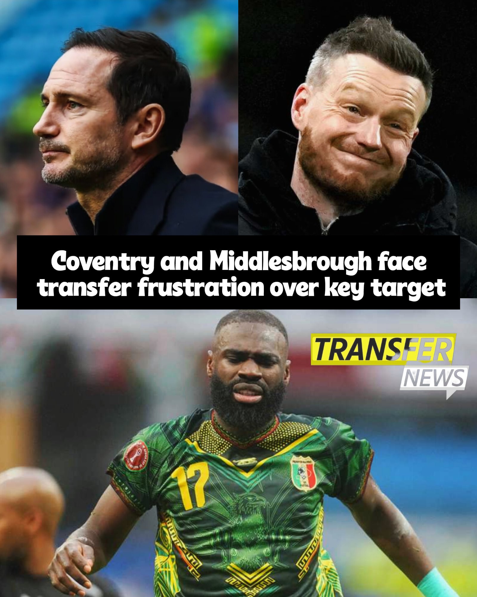 Coventry City and Middlesbrough suffer temporary setback in transfer ...