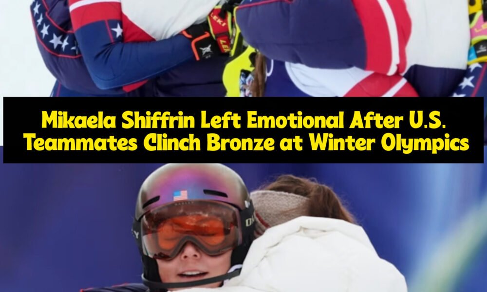 Overcome with emotion, Mikaela Shiffrin praises her U.S. teammates who ...