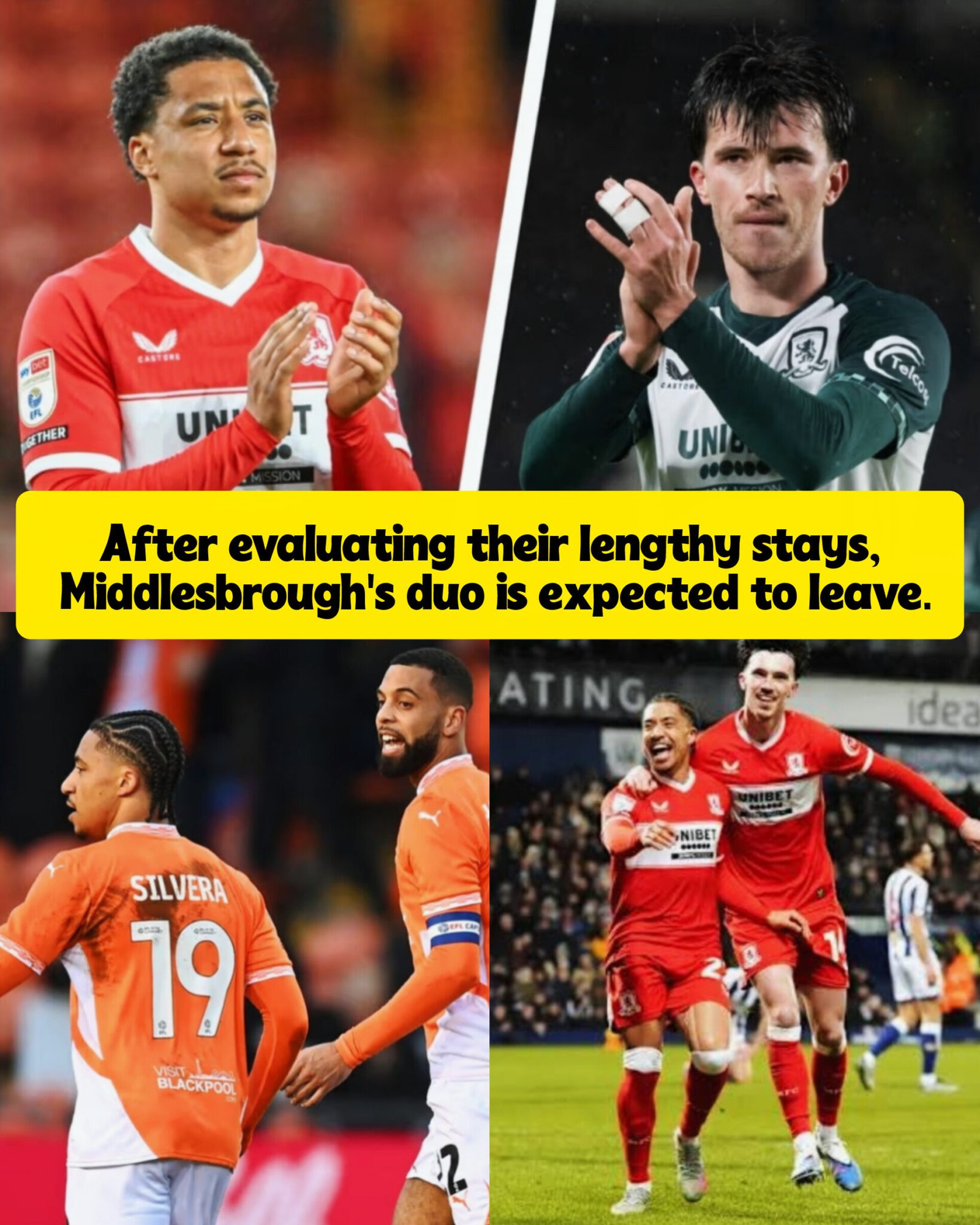 Middlesbrough's duo is set to depart following deliberations about ...